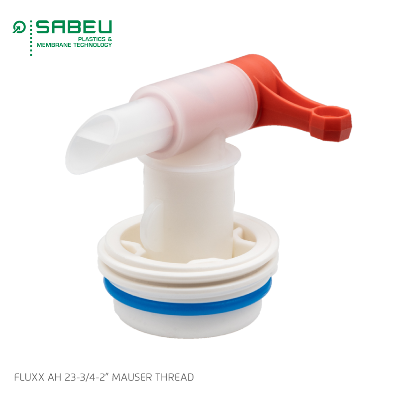 SABEU FLUXX AH 23-3/4 DISPENSING TAP ON 2 MAUSER THREAD-SABEU-朗诚工业技术